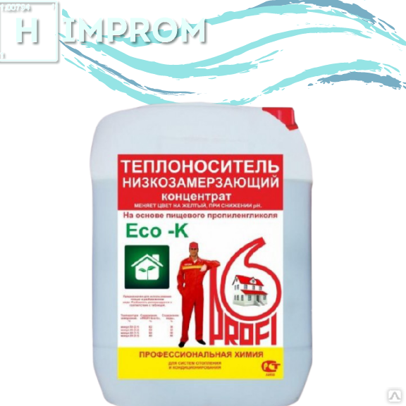 Теплоноситель "PROFI ECO-K" пропиленгликоль+пакет присадок 200 к (20л ...