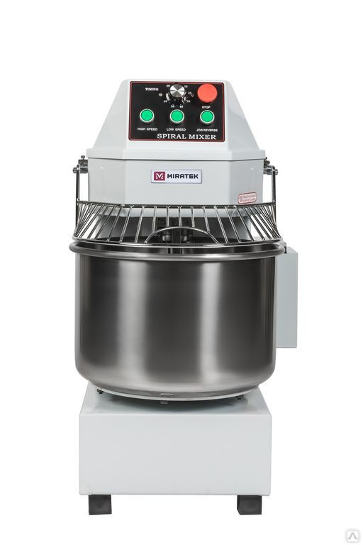 Спиральный тестомес Miratek PX-20 380В – для дрожжевого теста, 20 л